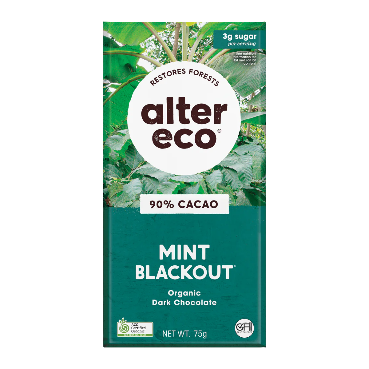 Alter Eco Mint Blackout 90% 75g – Unique Wholefood