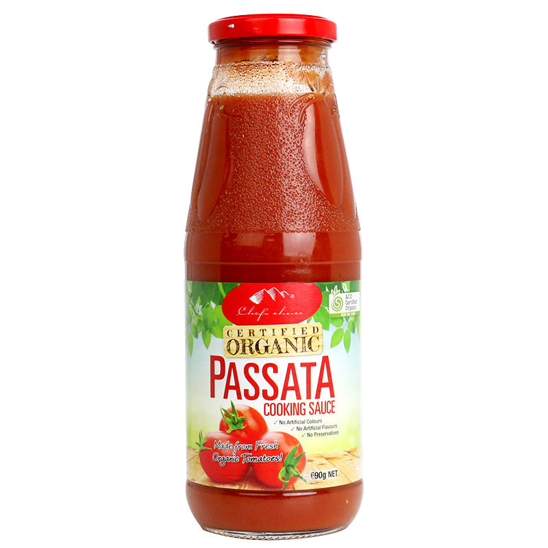 Chef's Choice Certified Organic Passata Cooking Sauce 690g – Unique ...