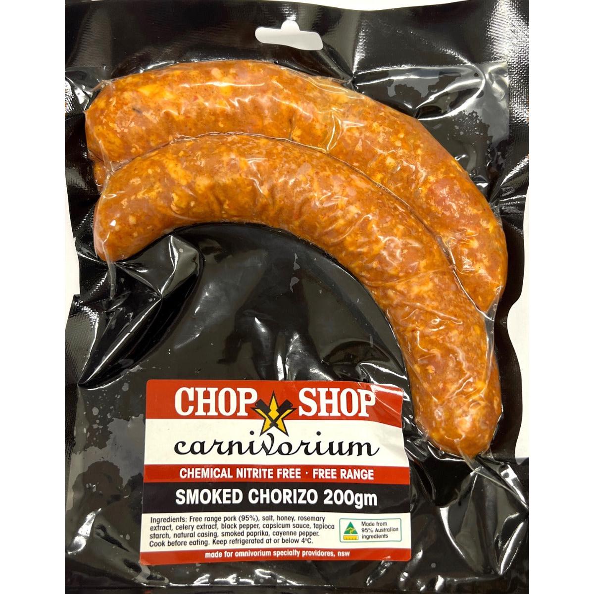 Chop Shop Smoked Chorizo 200g – Unique Wholefood