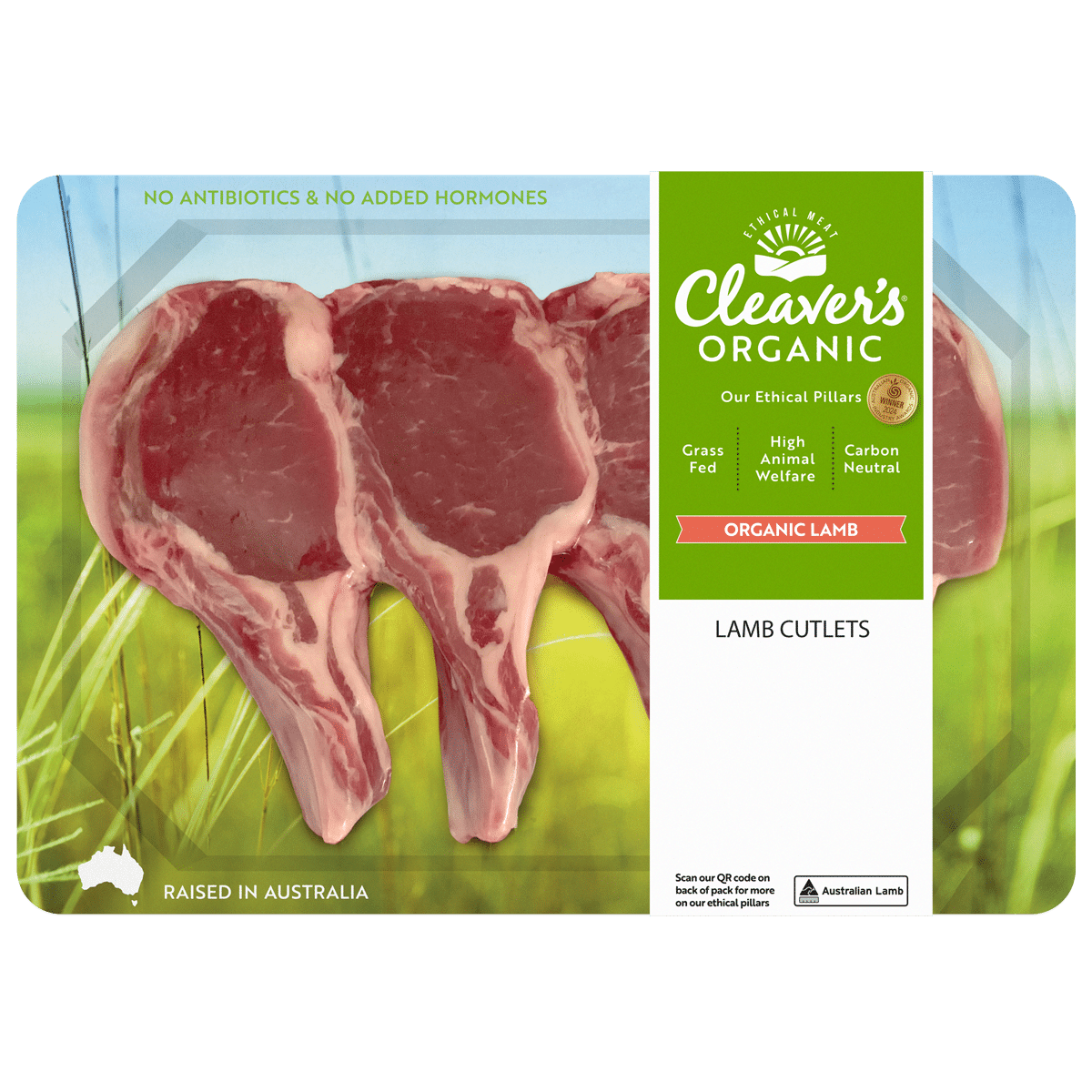 Cleaver's Organic Lamb Cutlets – Unique Wholefood