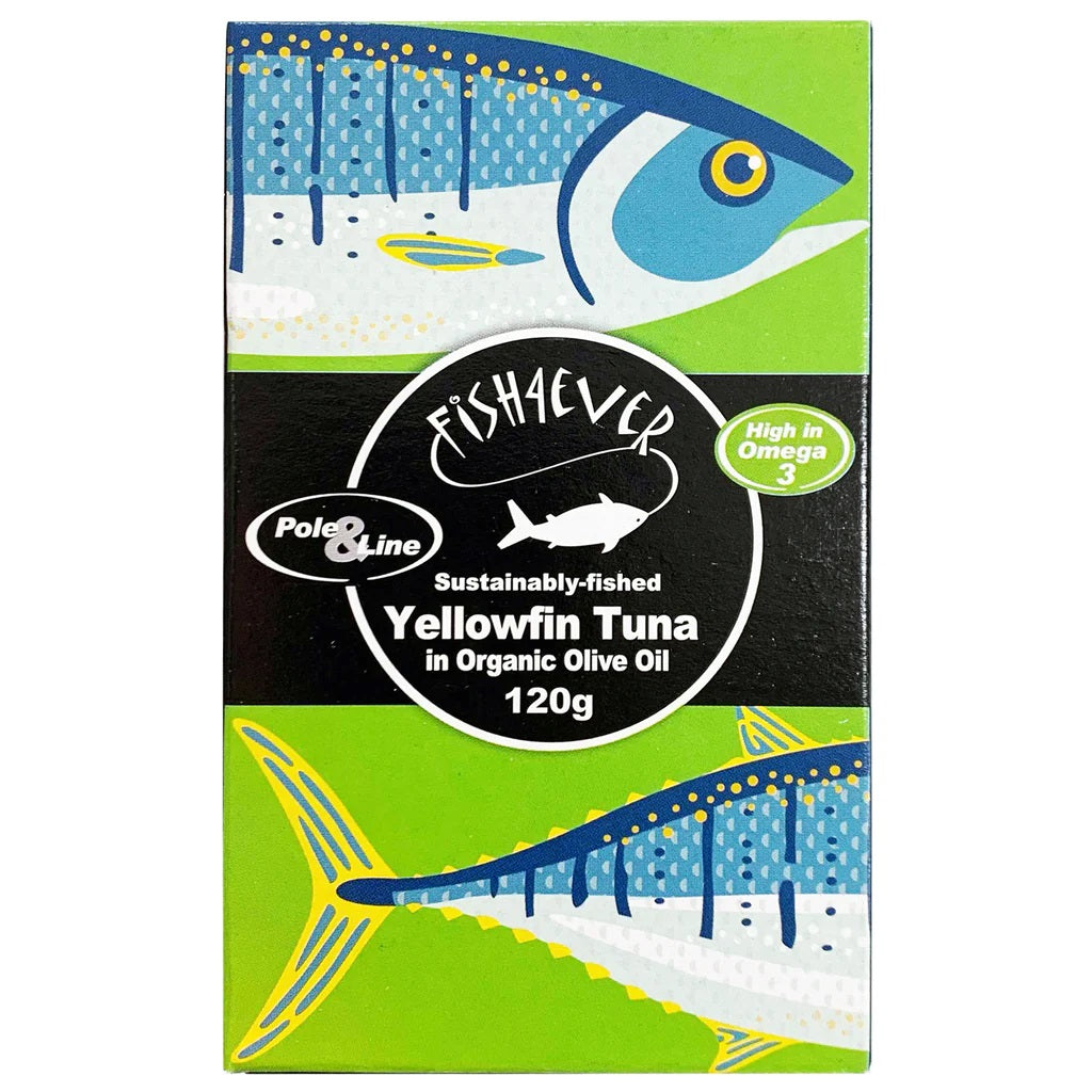 Fish4Ever Yellowfin Tuna Olive Oil 120g – Unique Wholefood