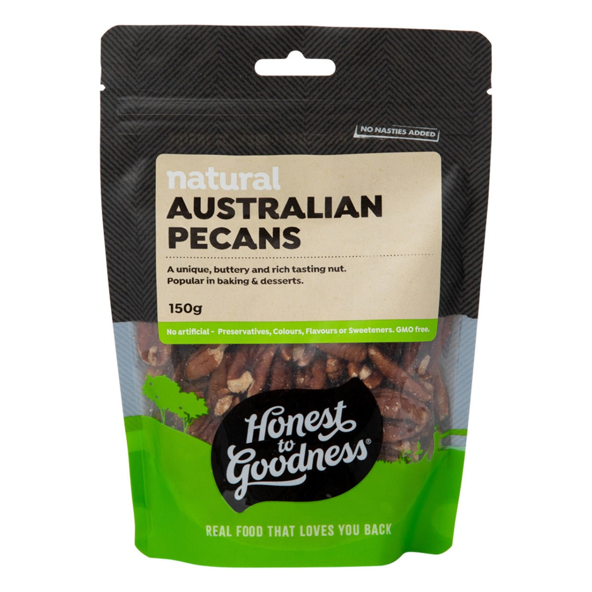 Honest to Goodness Australian Pecan Nut Kernels 150g – Unique Wholefood