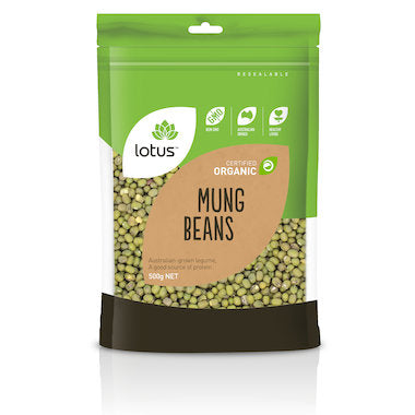 Lotus Beans Mung 500g – Unique Wholefood