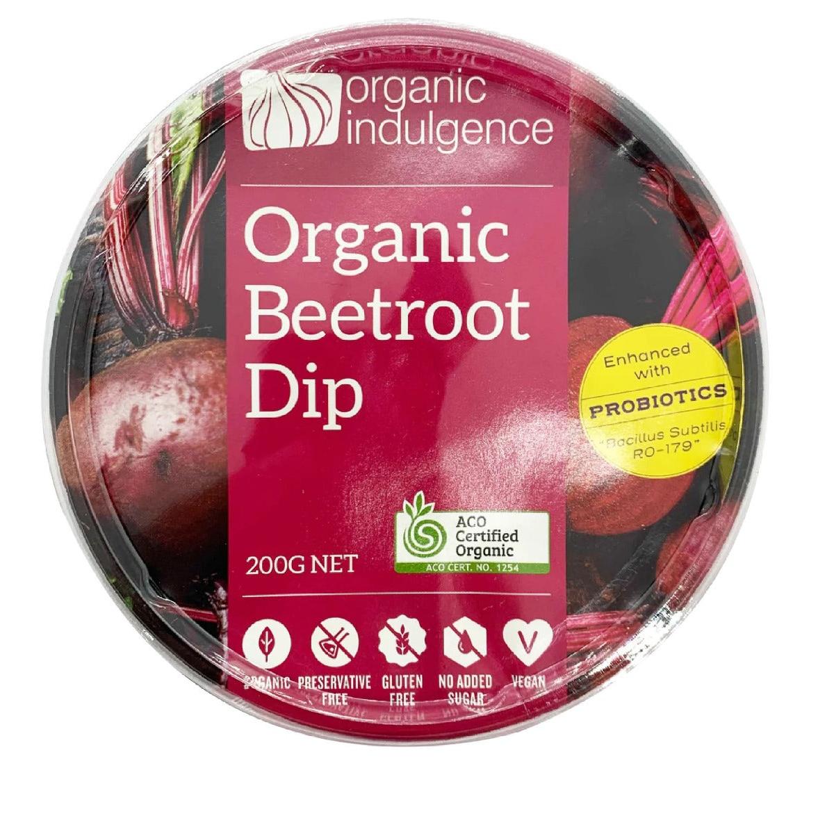 Organic Indulgence Beetroot Dip 200g – Unique Wholefood