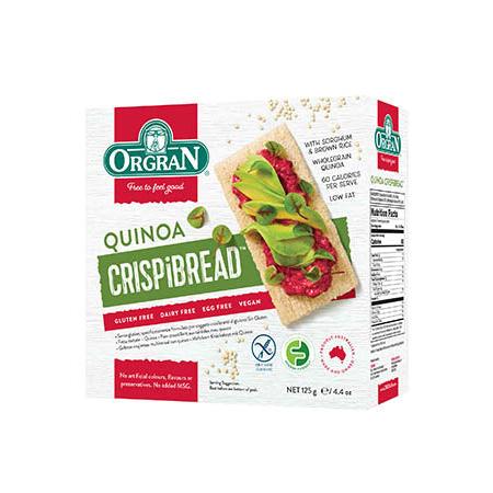 Orgran Quinoa Crispibread 125g – Unique Wholefood