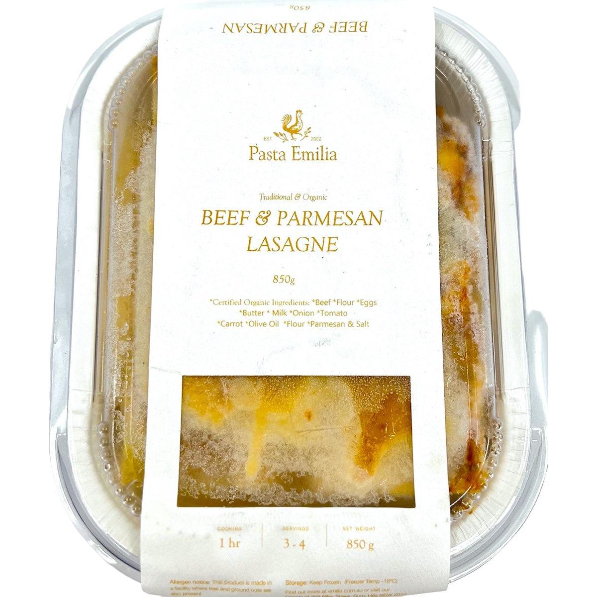 Pasta Emilia Beef & Parmesan Lasagne 850g – Unique Wholefood