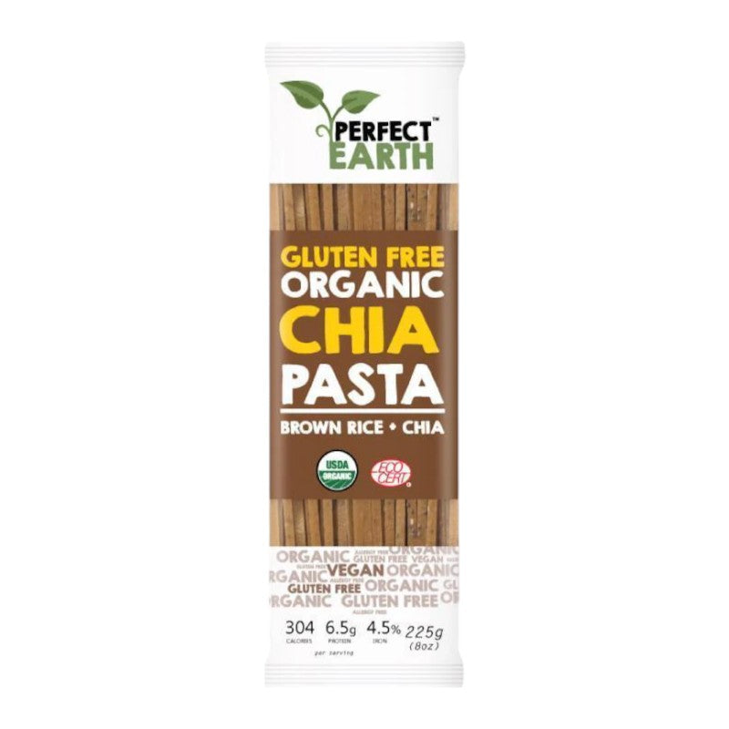 Perfect Earth Rice/Chia Pasta Brown 225g – Unique Wholefood