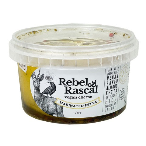 Rebel & Rascal Marinated Fetta 250g – Unique Wholefood