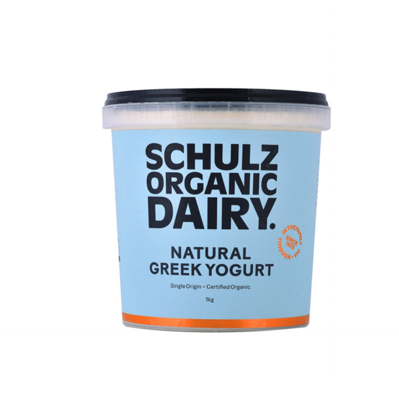 Schulz Organic Dairy Natural Greek Yoghurt 1Kg – Unique Wholefood