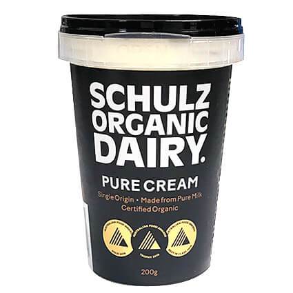 Schulz Organic Dairy Pure Cream 200g – Unique Wholefood