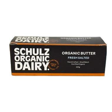 Schulz Organic Salted Butter 220g – Unique Wholefood