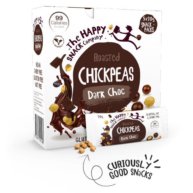The Happy Snack Company Chickpea D.Chocolate 5X20g – Unique Wholefood