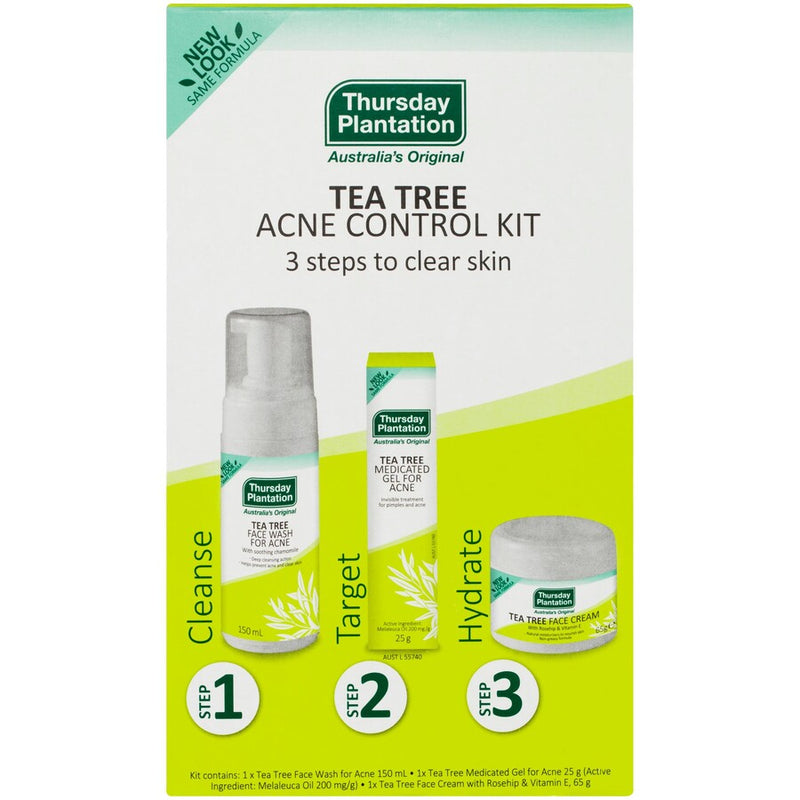 Thursday Plantation Tea Tree Acne Control Kit – Unique Wholefood