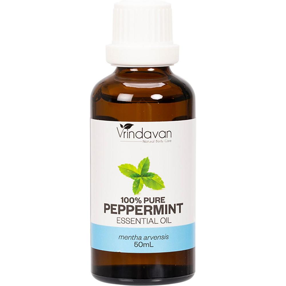 Vrindavan Oil (100%) Peppermint 50ml – Unique Wholefood