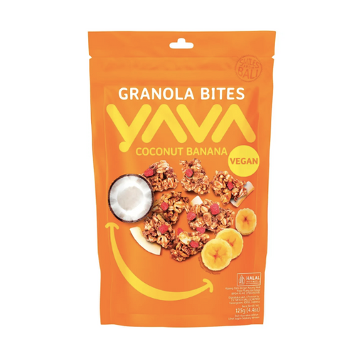 Yava Granola Bite Coco Banana 125g – Unique Wholefood