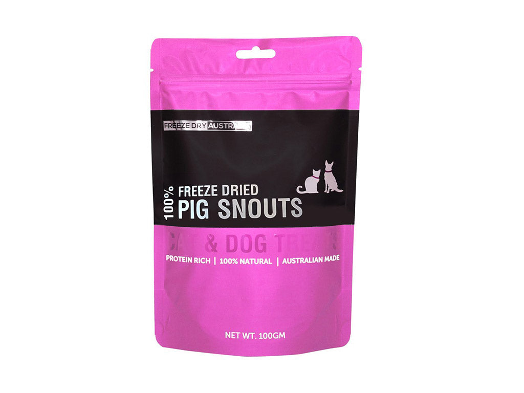 Freeze Dry Australia Pig Snout 100g – Unique Wholefood